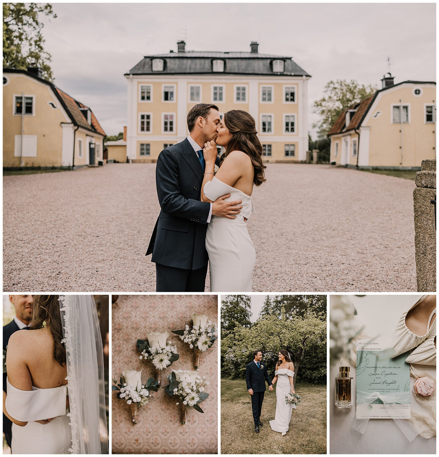 Bröllop på Schenströmska herrgården, Västerås - marziaphotography.com